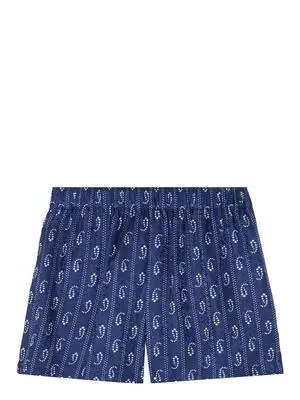 Tory Burch Jacquard Shorts - Blue