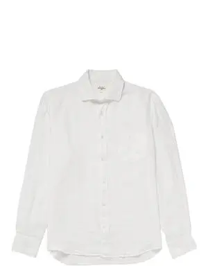 Hartford Paul Pat Linen Shirt - White