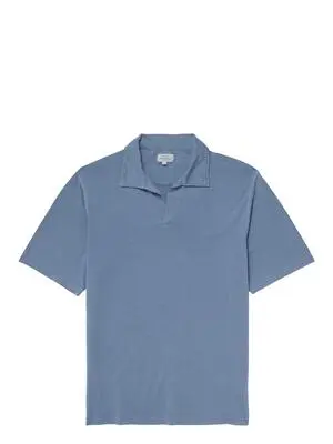 Hartford Lyocell And Cotton-blend Polo Shirt - Blue