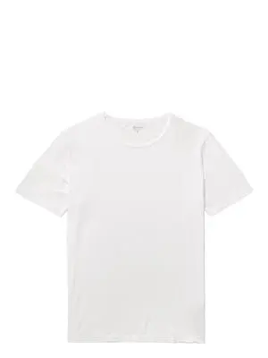 Hartford Cotton-jersey T-shirt - White