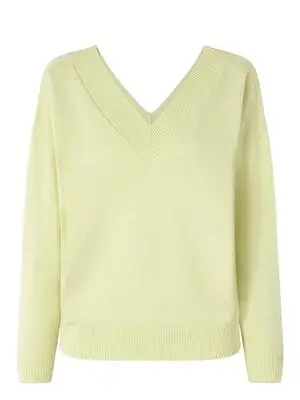 TOM FORD Cashmere V-neck Sweater - Yellow