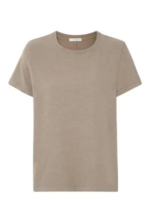THE ROW Wesler Cotton-jersey T-shirt - Brown