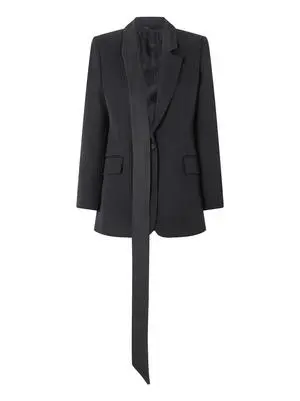 Attico Wool Blazer - Black