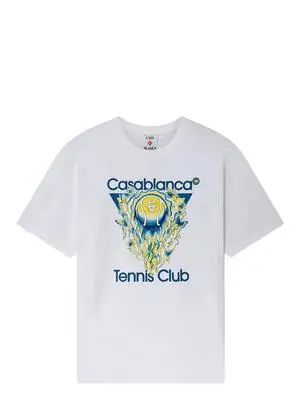 Casablanca Tennis Club Icon Classic Tee Tennis Club Icon - White