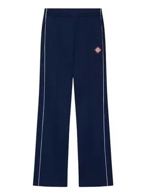 Casablanca Round Pique Track Pants - Navy