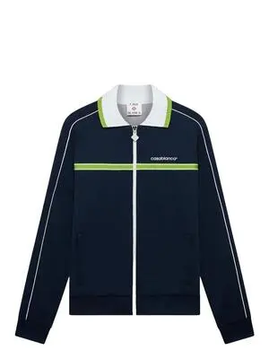 Casablanca Round Pique Track Jacket - Navy