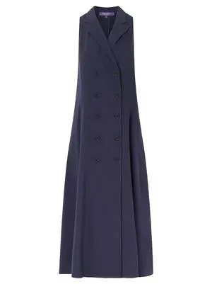 Ralph Lauren Alecia Cotton-blend Jersey Midi Dress - Blue