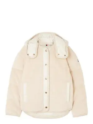Moncler Ciboulette Hooded Down Jacket - Neutrals