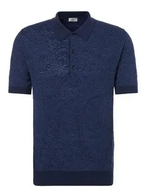 Etro Cotton Polo Shirt - Blue