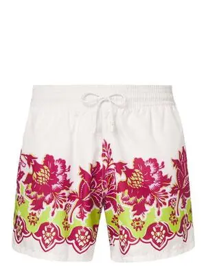 Etro Floral Swim Trunks - White