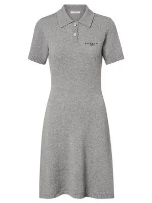 Givenchy Wool And Cashmere Polo Dress - Grey