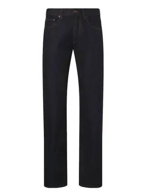 Burberry Mid-rise Straight-leg Jeans - Blue
