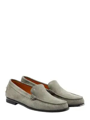 TOD'S Suede Loafers - Grey