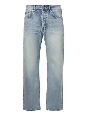Saint Laurent Straight Leg Jeans - Blue