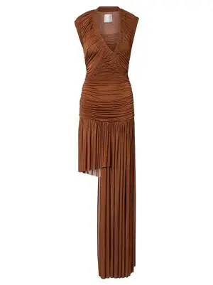 Christopher Esber Theron Draped Ruched Gown - Brown