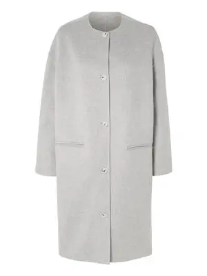 Loulou De Saison Kerry Wool And Cashmere-blend Coat - Gray