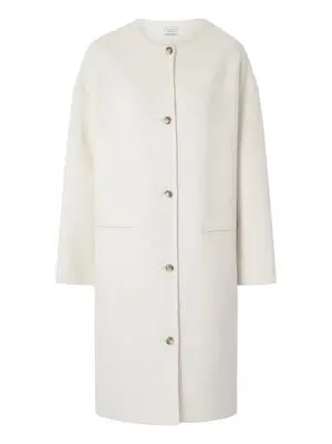Loulou De Saison Kerry Wool And Cashmere-blend Coat - Ivory