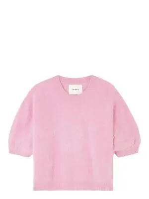 LISA YANG Juniper Brushed-cashmere Sweater - Pink