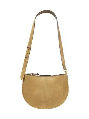 Isabel Marant Oskan Soft Suede Shoulder Bag - Brown