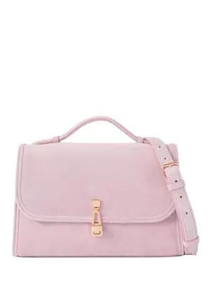 Gabriela Hearst Leonora Medium Suede Tote - Pink