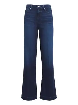 Paige Leenah Wide-leg Full Length Jeans - Navy