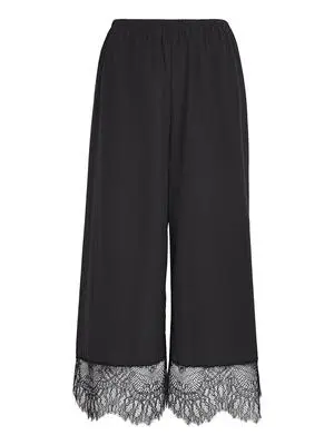 Camilla And Marc Silk-cotton Lira Wide-leg Trousers - Black