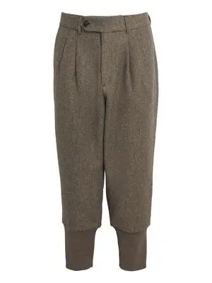 Purdey Tweed Shooting Trousers - Brown