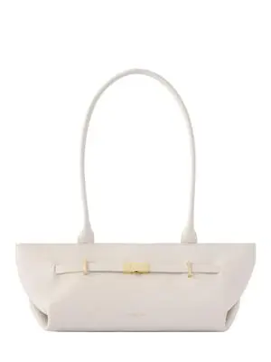 DEMELLIER Textured-leather Shoulder Bag - Neutrals
