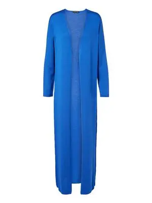 TOM FORD Wool Pique Cardigan - Blue