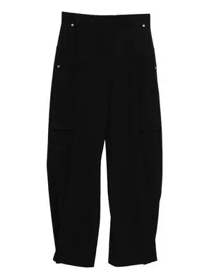 Loewe Wool Cargo Trousers - Black