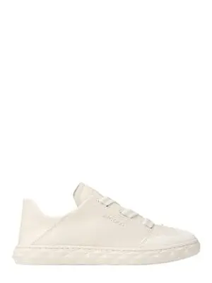 JIMMY CHOO Diamond Light Leather Sneakers - White