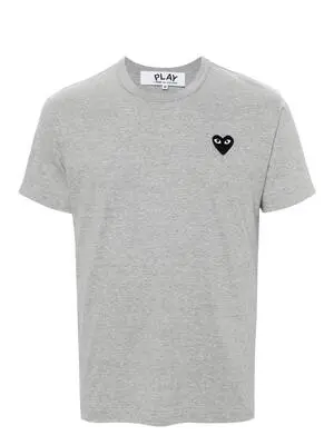 Play Comme Des Garcon Cotton T-shirt - Grey