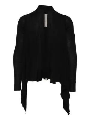 Rick Owens Wool Knitted Cardigan - Black