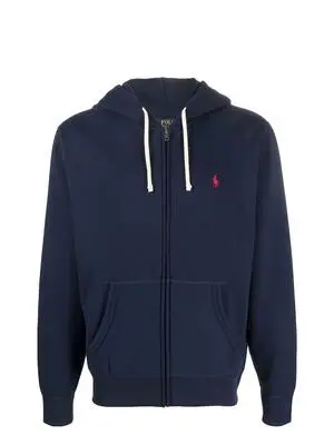 Polo Ralph Lauren Long-sleeve Fleece Full-zip Hoodie - Blue