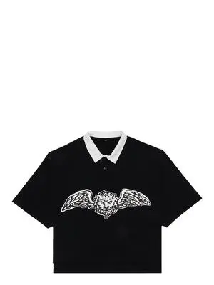Goat Winged Lion Polo - Black