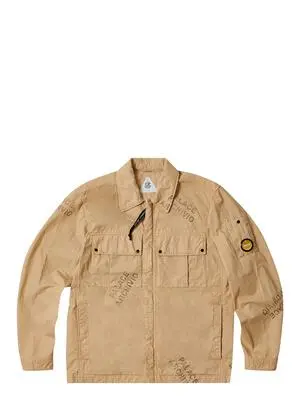 PALACE X C.p. Company Washed Cotton Shirt Jacket - Tan