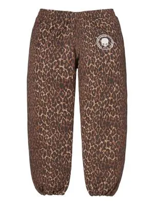 SUPREME Supreme X Number (N)ine Leopard Drawstring Sweatpants