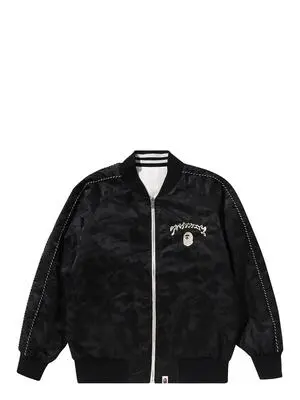 A BATHING APE Reversible Souvenir Jacket - Black