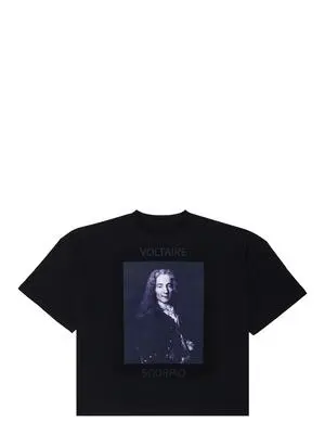 Goat Voltaire Graphic T-shirt - Black