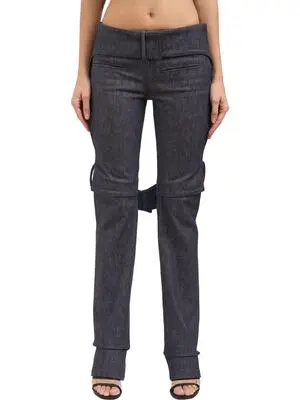 COURREGES Straight Leg Jeans - Grey