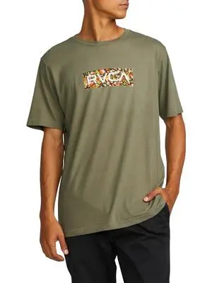 Rvca Box Fill Graphic T-shirt - Aloe