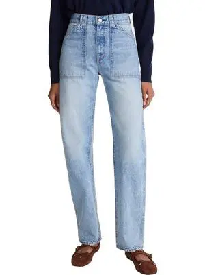Madewell The Balloon Utility Jeans - Raebrook Wash
