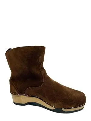 KUNSTEN Holly Genuine Shearling Boots - Chocolate