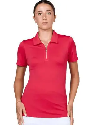 SOFIBELLA Short Sleeve Golf Polo - Roulette
