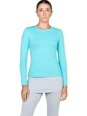 SOFIBELLA Long Sleeve Tennis Shirt - Air