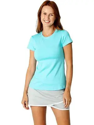 SOFIBELLA Uv Colors Short Sleeve T-shirt - Air