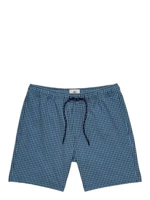 SURFSIDE SUPPLY CO. Gingham Volley 6.5 - Blue