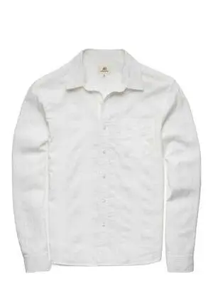 SURFSIDE SUPPLY CO. Brian Dobby Stripe Shirt - White