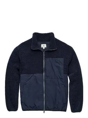 SURFSIDE SUPPLY CO. Steve Fleece Jacket - Navy Blazer