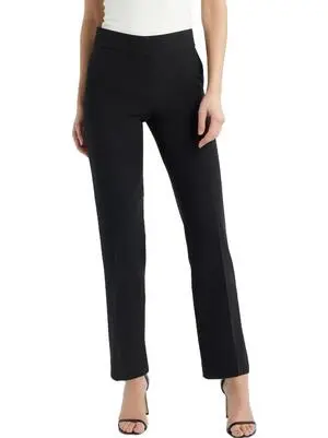 Anne Klein Grace High-waist Pull-on Pants - Anne Black
